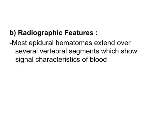 Diagnostic Imaging of Intraspinal Masses | PPT