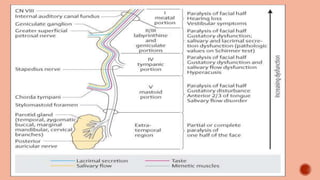 Intratemporal course of facial nerve | PPTX