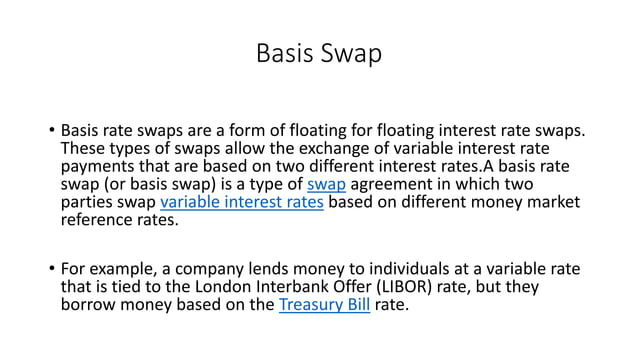 Int rate swap | PPT