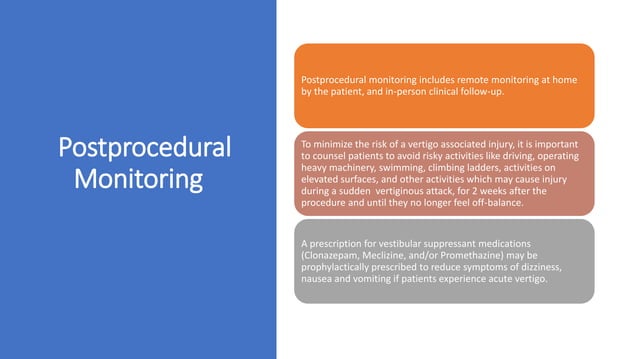 Intratympanic gentamicin injections | PPTX | Ear, Nose and Throat ...