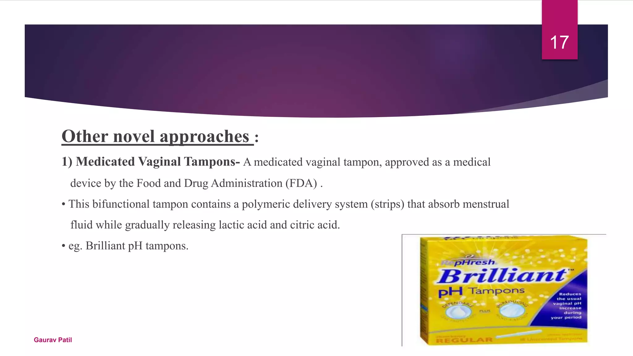 Intrauterine and Intravaginal drug delivery system | PPT