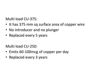 Intrauterine contraceptive device | PPTX