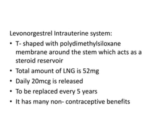 Intrauterine contraceptive device | PPTX