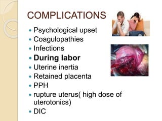 INTRAUTERINE DEATH CME ON INDUCTION OF LABOUR ON 8TH NOVEMBER 2016, Dr ...