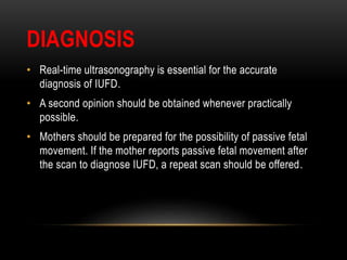 Intrauterine death | PPTX