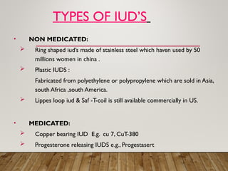 INTRAUTERINE DEVICES INCLUDING LNG-IUD.PPT