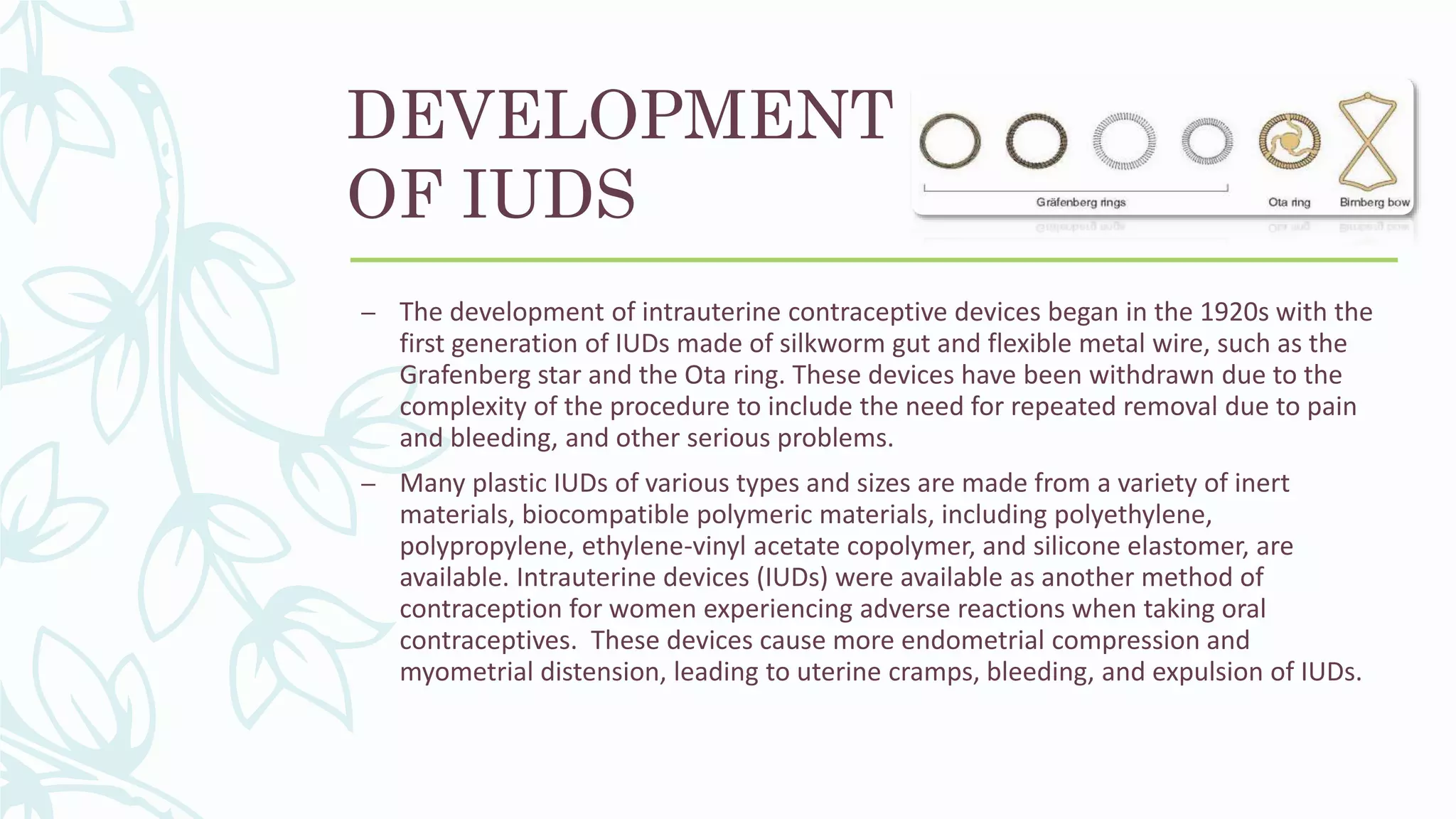 Intrauterine drug delivery system | PPTX