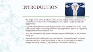 Intrauterine drug delivery system | PPTX