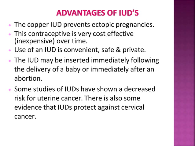 IntraUterine System (IUS) or IntraUterine Drug Delivery System (IUDDS ...