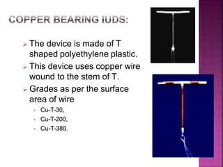 intrauterinedrugdevices IUDs or intrauterine devices | PPTX