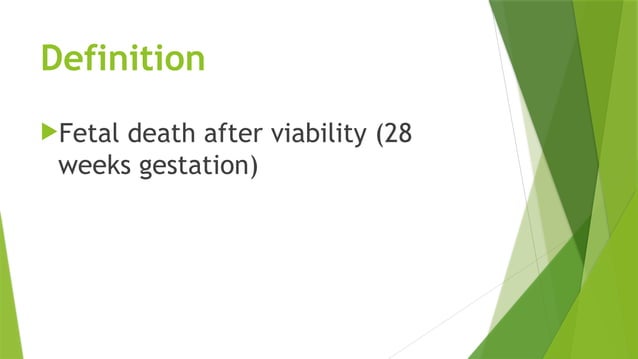 Intrauterine Fetal Death obstetrics and gynaecology | PPTX