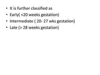 Intrauterine fetal demise | PPTX