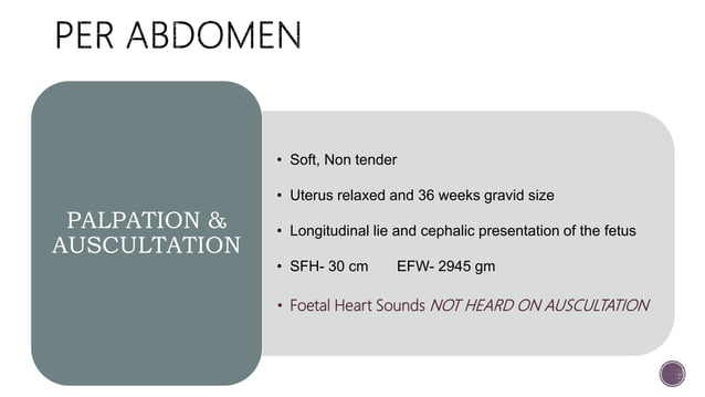 Intrauterine fetal demise | PPTX | Pregnancy | Reproductive Health
