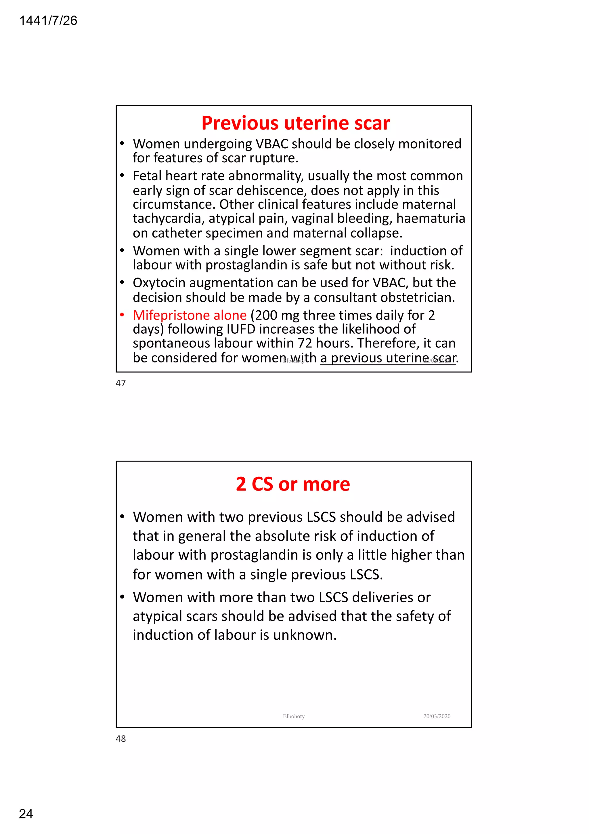 Intrauterine fetal demise (iufd) | PDF