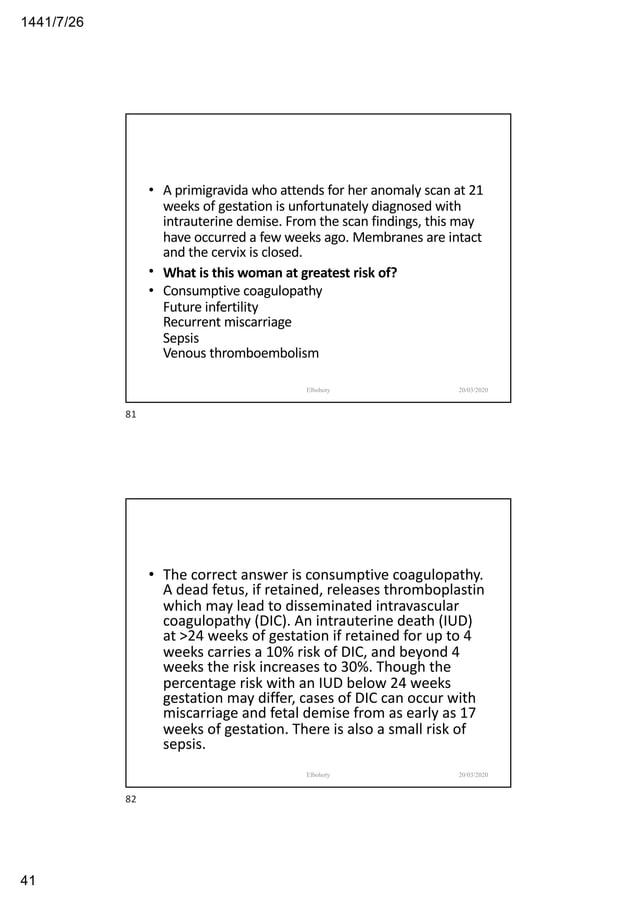 Intrauterine fetal demise (iufd) | PDF | Pregnancy | Reproductive Health