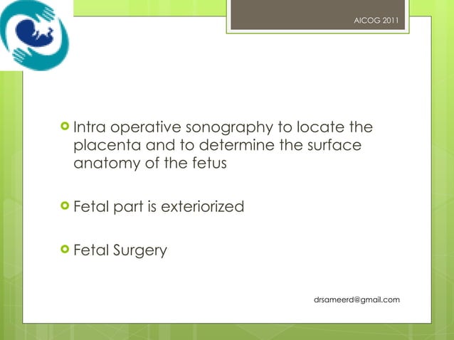 Intra uterine fetal surgery | PPT