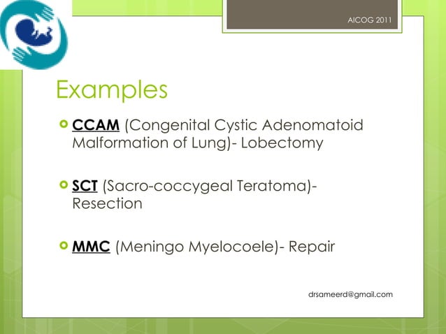 Intra uterine fetal surgery | PPT