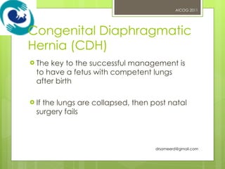 Intra uterine fetal surgery | PPT