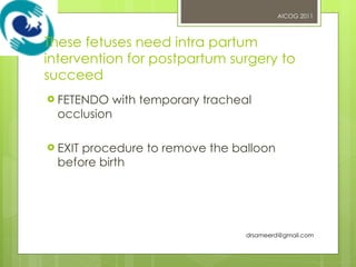 Intra uterine fetal surgery | PPT