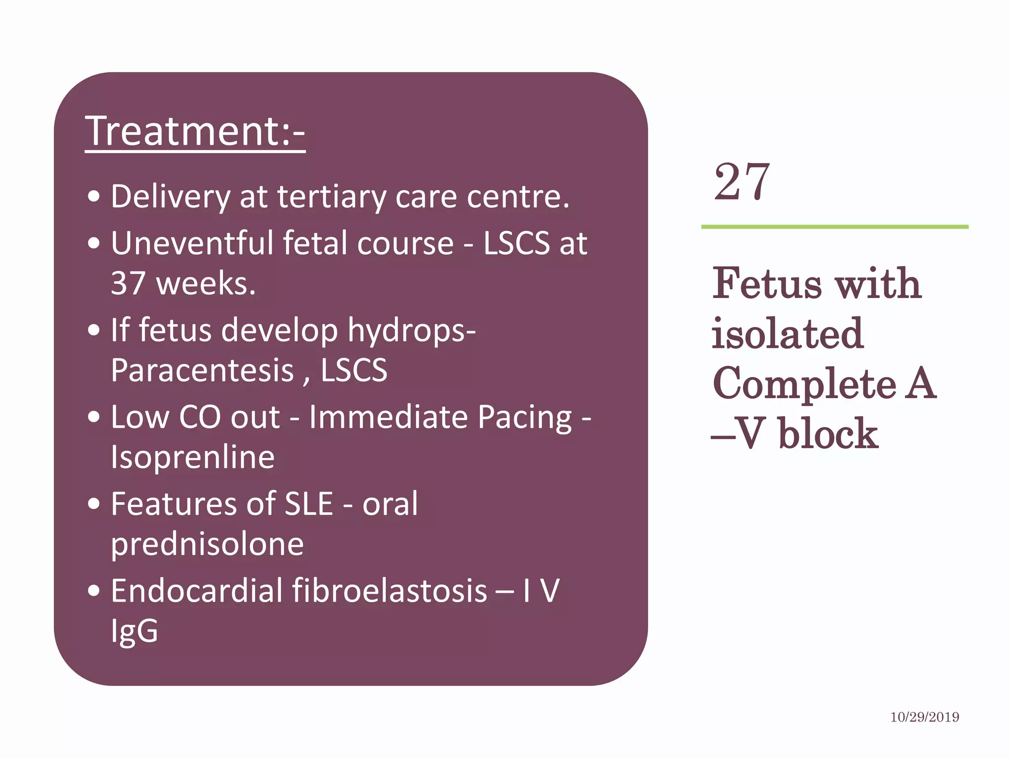 Intrauterine fetal therapies and nursing management of high risk ...