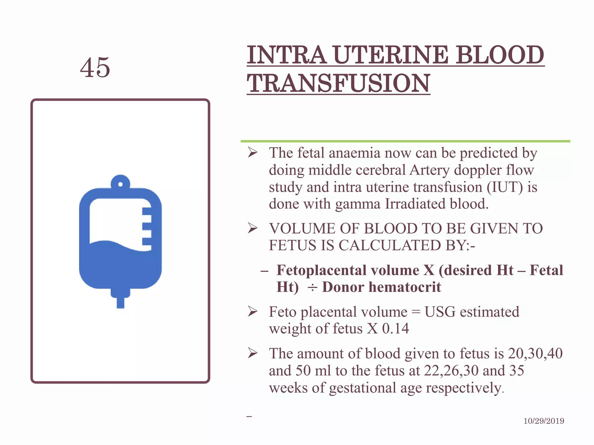 Intrauterine fetal therapies and nursing management of high risk ...