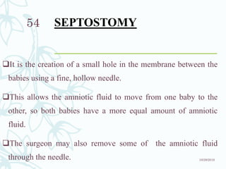 Intrauterine fetal therapies and nursing management of high risk ...