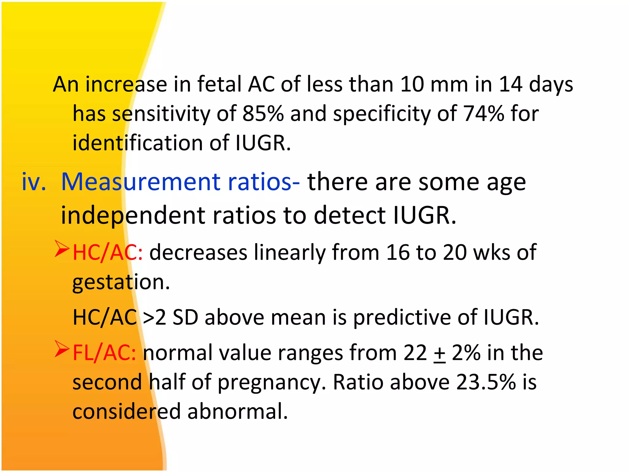 Intrauterine growth restriction | PPT