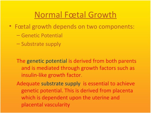 Intrauterine growth restriction | PPT