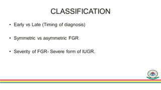 INTRAUTERINE FETAL GROWTH RESTRICTION.pdf | Pregnancy | Reproductive Health