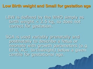 FGR/INTRA UTERINE GROWTH RESTRICTION .ppt
