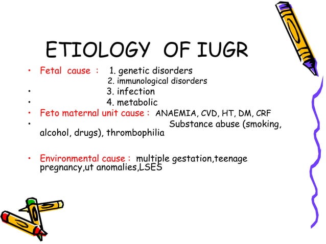 Intra uterine growth retardation | PPT