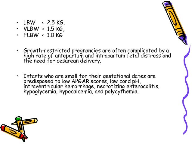 Intra Uterine Growth Retardation