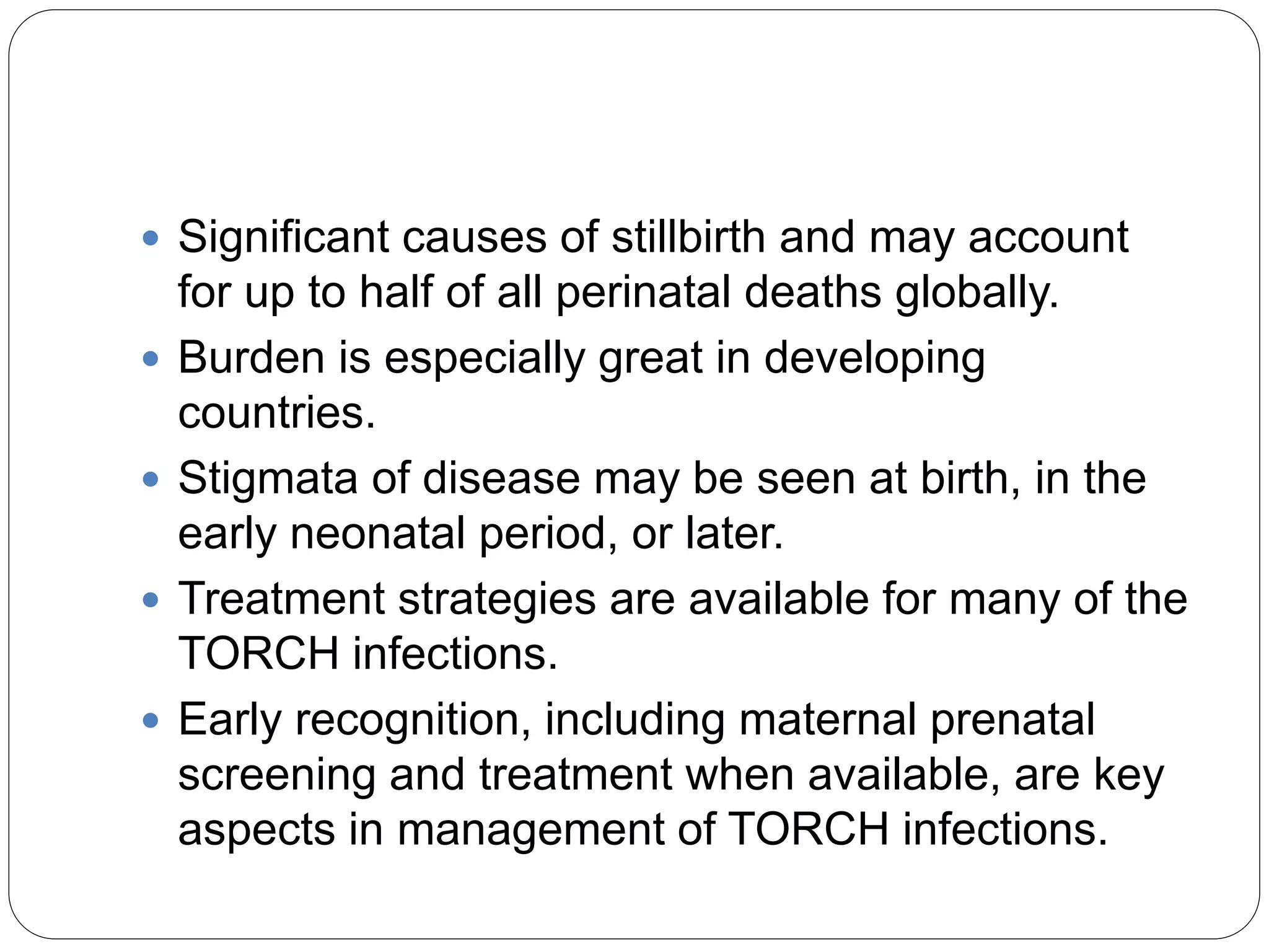 INTRAUTERINE INFECTIONS (TORCH INFECTIONS) | PPTX