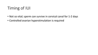 Intrauterine insemination | PPTX