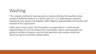Intrauterine insemination - techniques | PPT