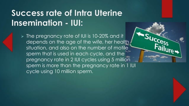 Intra uterine insemination iui | PPTX | Infertility | Reproductive Health