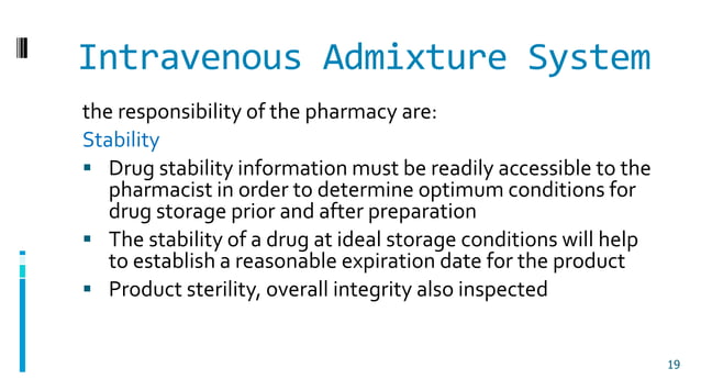Intravenous admixture system | PPTX | First Aid | Injuries