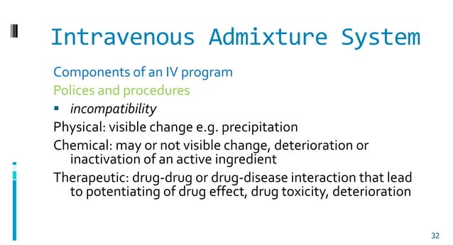 Intravenous admixture system | PPTX | First Aid | Injuries