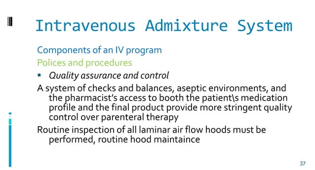 Intravenous admixture system | PPTX | First Aid | Injuries