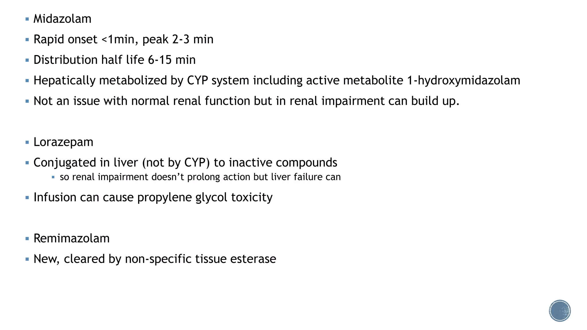 Intravenous anaesthetic agents | PPTX