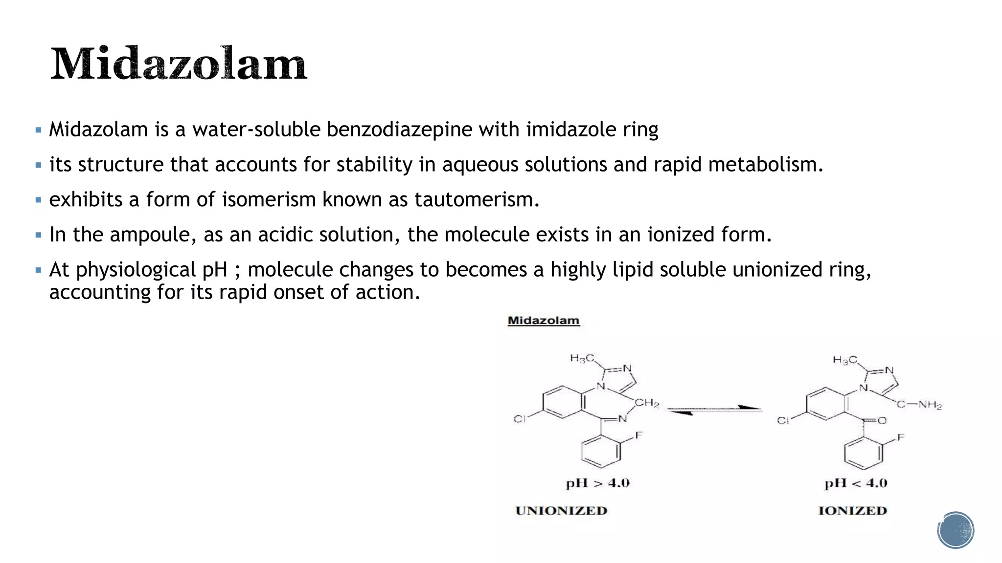 Intravenous anaesthetic agents | PPTX