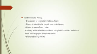Intravenous anaesthetic agents | PPTX