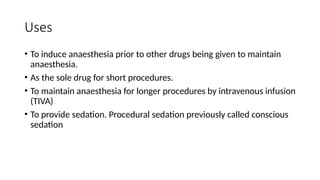 Intravenous anaesthetic agents Medical Students lecture.pptx