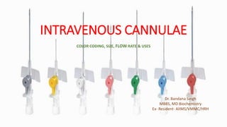 INTRAVENOUS CANNULAE.pptx