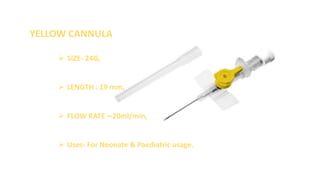 INTRAVENOUS CANNULAE.pptx