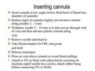 Intravenous cannulation | PPT