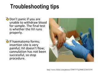 Intravenous cannulation | PPT