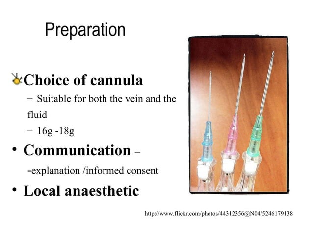 Intravenous cannulation | PPT | First Aid | Injuries
