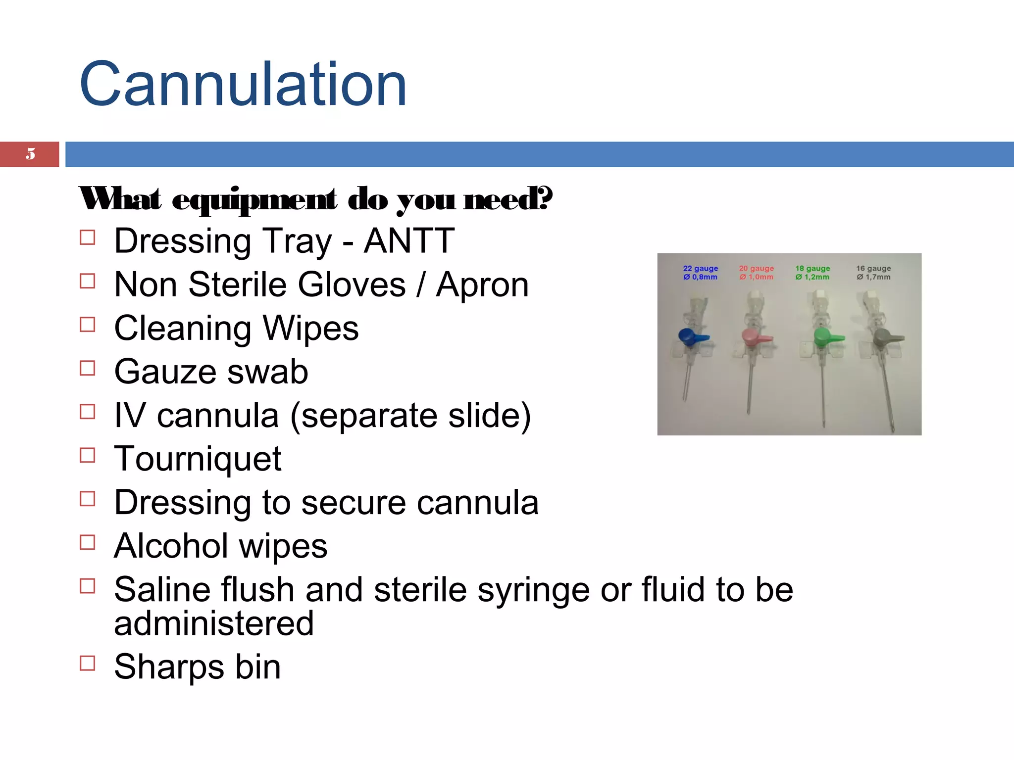Intravenous cannulation | PPT