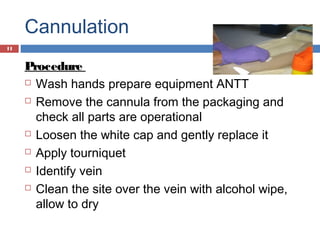 Intravenous cannulation | PPT